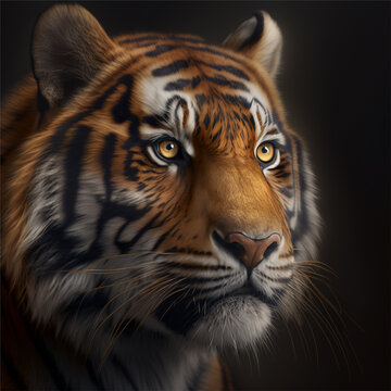 Tiger Portrait Images – Browse 160,015 Stock Photos, Vectors, and Video ...