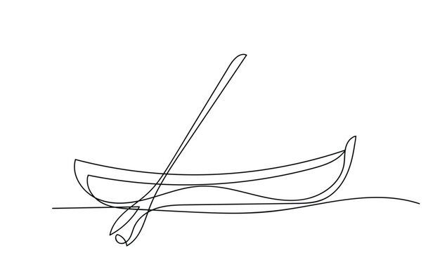 Row Boats Drawing