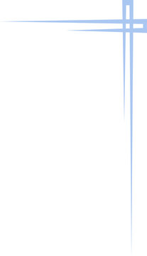 Blue Line Border Clipart