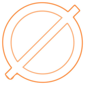 Empty Symbol Square Icon