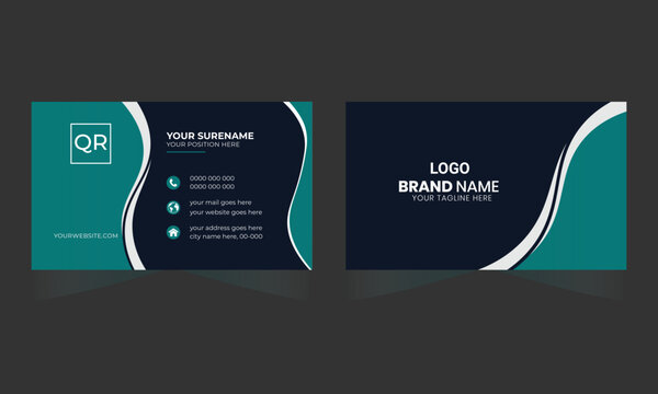 Visiting Card Design Blue Images – Browse 39,578 Stock Photos, Vectors ...