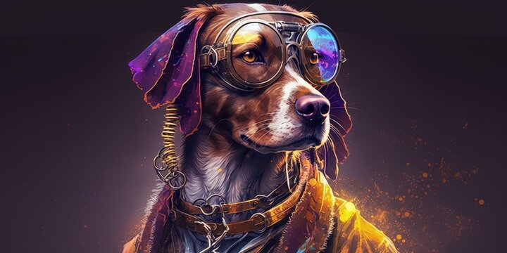 steampunk dog