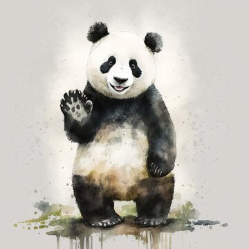 Panda Standing Up