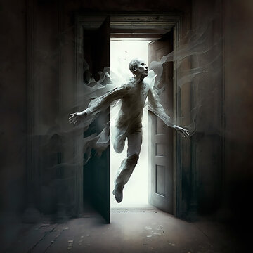 Human Soul Leaving Body