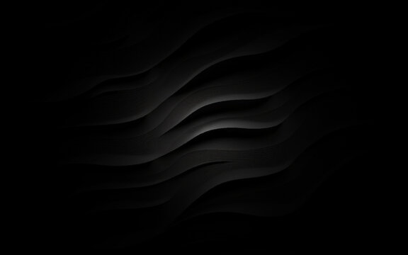 Black Wavy Backgrounds