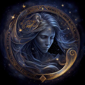 Virgo Symbol Art