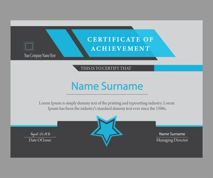 Certificate Template Header Images – Browse 5,264 Stock Photos, Vectors ...