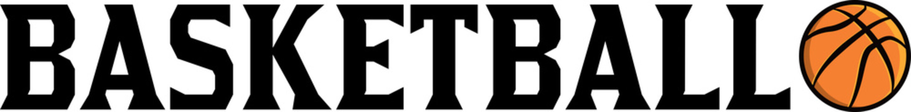The Word Basketball In Bubble Letters