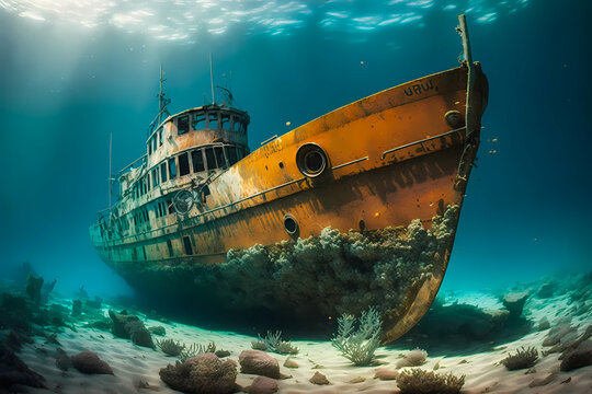 Wreck Diving Wallpaper