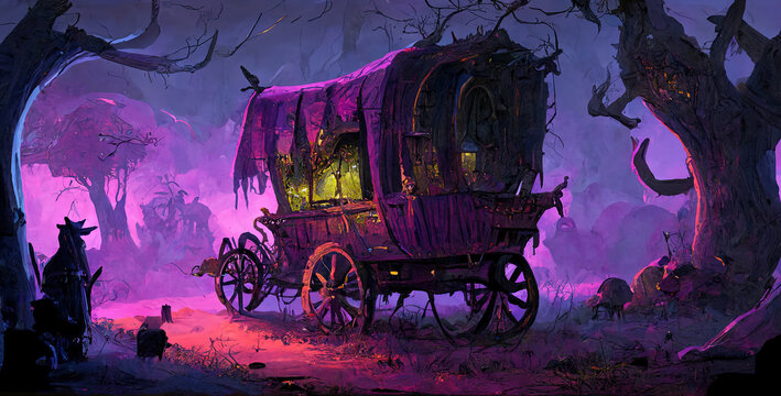 Fantasy Gypsy Wagon