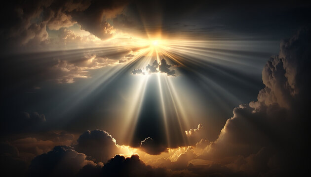Heavenly Beam Of Light