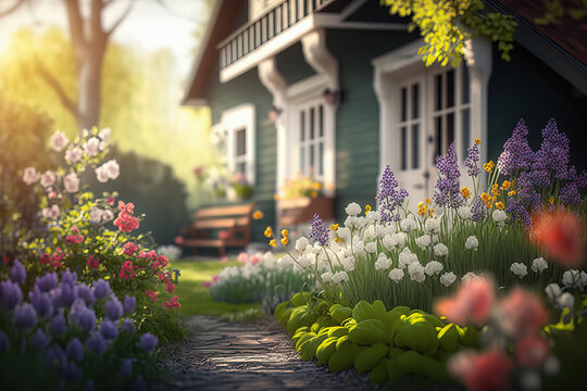 Cottage Garden Wallpaper