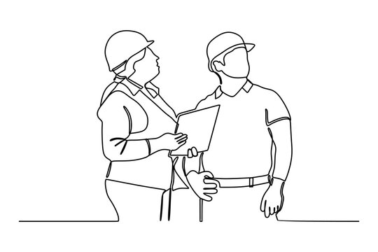 Continuous Line Drawing Worker Images – Browse 24,302 Stock Photos ...