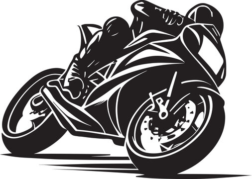 Motorbike Rider Clip Art
