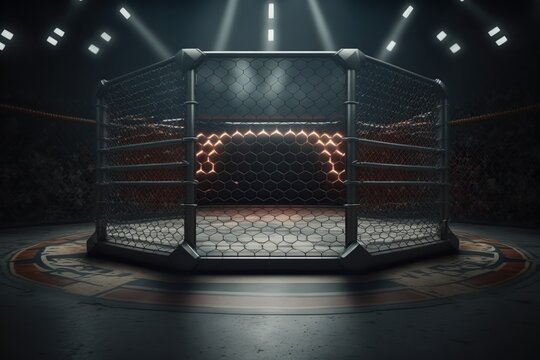 Mma Octagon Background