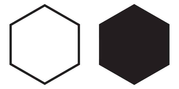 Hexagon Vector Shape Hexagon Vector Shape