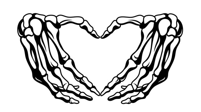 Skeleton Heart Hands Images – Browse 6,953 Stock Photos, Vectors, and ...