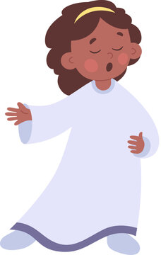 Choir Of Angels Singing Clipart