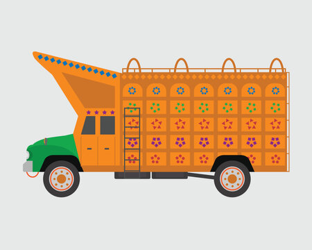 Pakistani Truck Side View