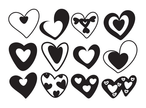 English Class Clipart Black And White Heart