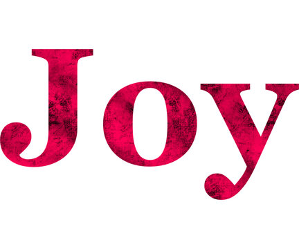 Joy Word Clipart