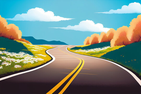 Long Road Ahead Cartoon