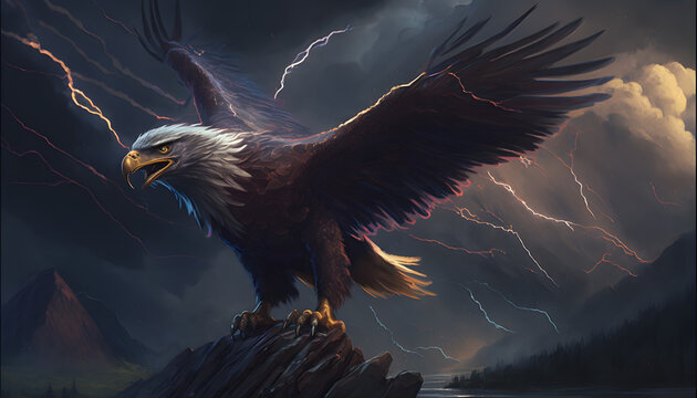 Thunderbird Bird Art