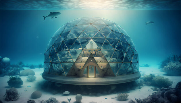 Underwater Glass Dome