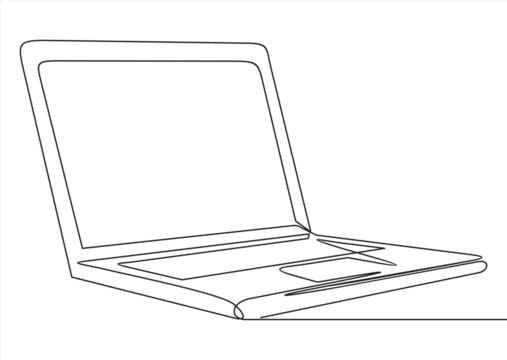 Laptop Drawing Png
