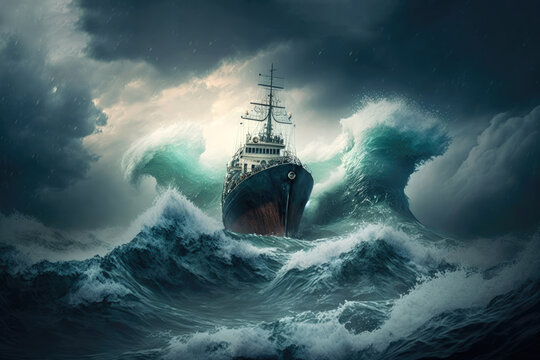 Violent Waves Wallpaper