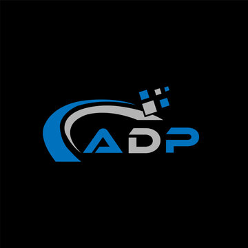 Black Adp Logo