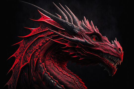 Cool Red Dragon Wallpaper
