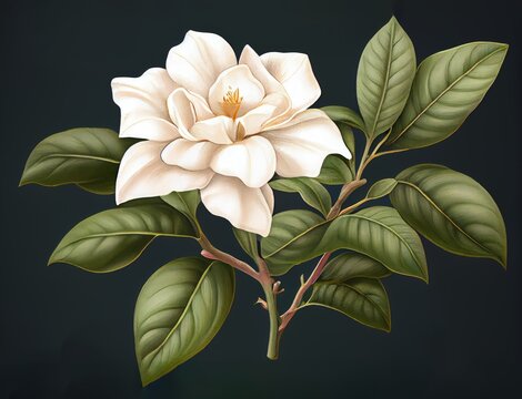 Gardenia Drawing