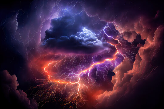 Red Thunder Clouds At Night Images – Browse 7,978 Stock Photos, Vectors ...
