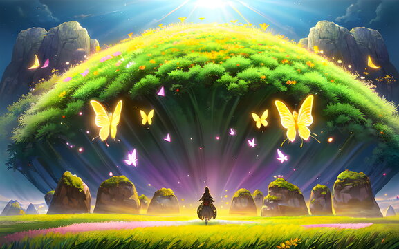 Maplestory Forest Background Clipart