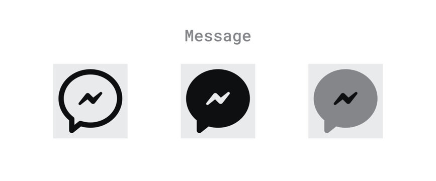 Facebook Message Icon