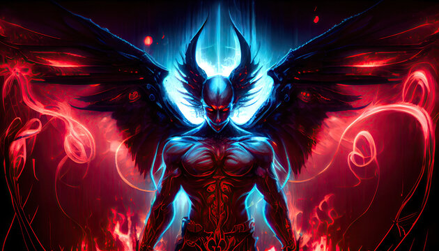 Winged Demon Wallpaper
