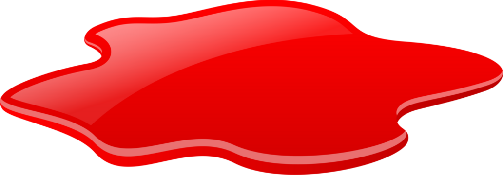 Blood Puddle Cartoon