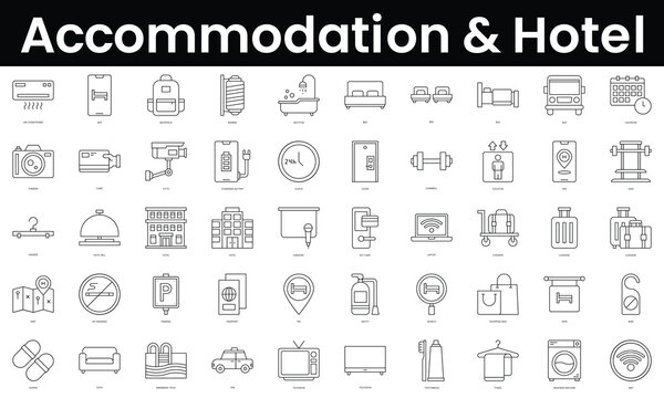 Accommodation Icons Images – Browse 38,712 Stock Photos, Vectors, and ...