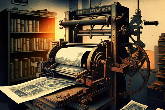 Antique Printing Press Images – Browse 10,317 Stock Photos, Vectors ...