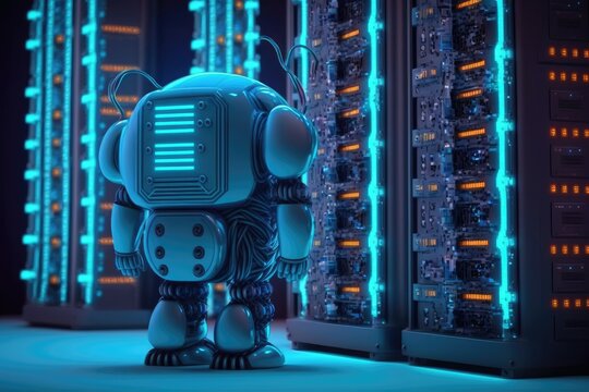 "Robot Automatic Data Storage And Center Database Images – Browse 75 Stock Photos, Vectors, and ...