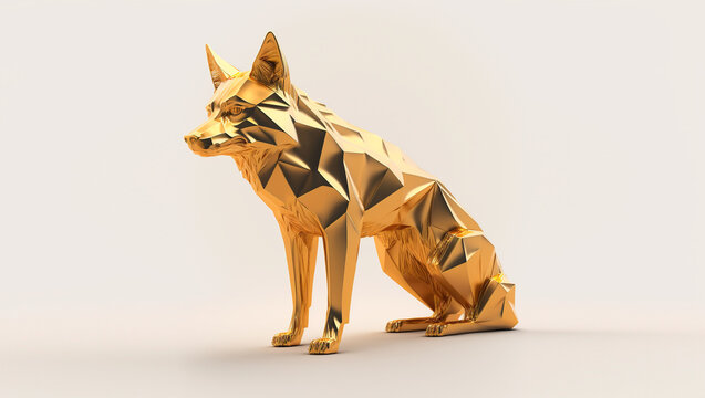 Real Golden Wolf