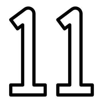 Afbeeldingen over "Number 11" – Blader in stockfoto's, vectoren en ...