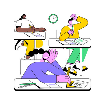Exam Stress Cartoon Images – Browse 2,144 Stock Photos, Vectors, and ...