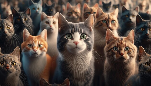 Hundreds Of Cats