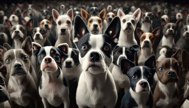 Group Of Dogs
