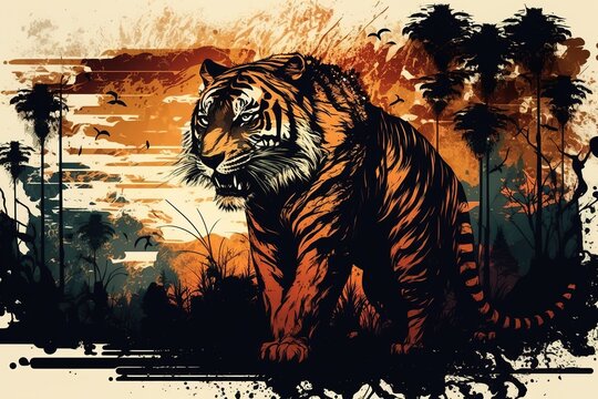 "Tiger Background"-Bilder: Stock-Fotos & -Videos. | Adobe Stock
