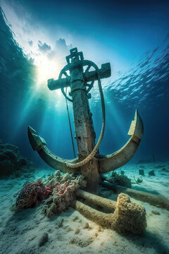 Real Anchor Underwater