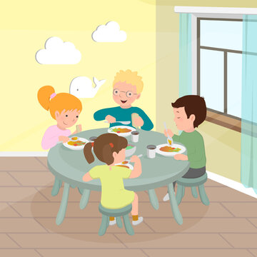 Dining Room School Cartoon Images – Browse 280 Stock Photos, Vectors ...