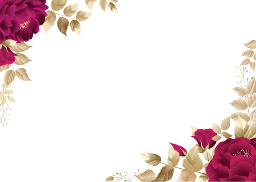 Burgundy Flower Border Images – Browse 10,214 Stock Photos, Vectors ...